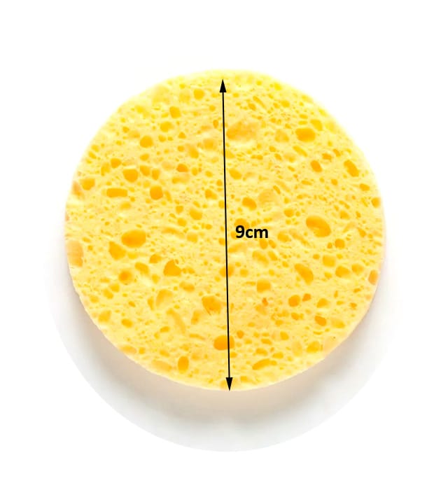 18691 Round Cellulose Cleansing Sponge - Always Nail & Beauty Supply