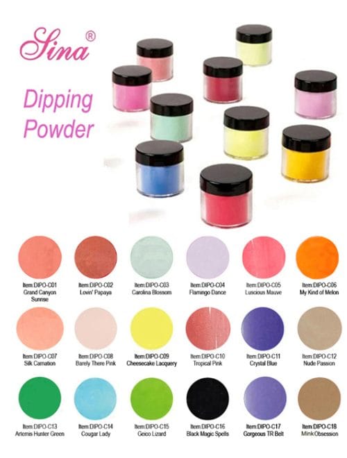 13672 Sina Dipping Powder 28g (1oz) (Choose Color) - Always Nail ...